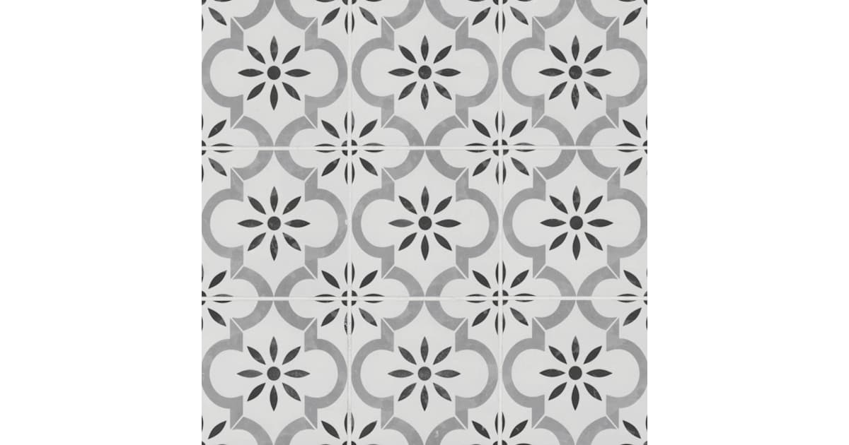 MSI NAZIL8X8-PLT Amara - 8" x 8" Encaustic Floor Tile - Matte Visual ...
