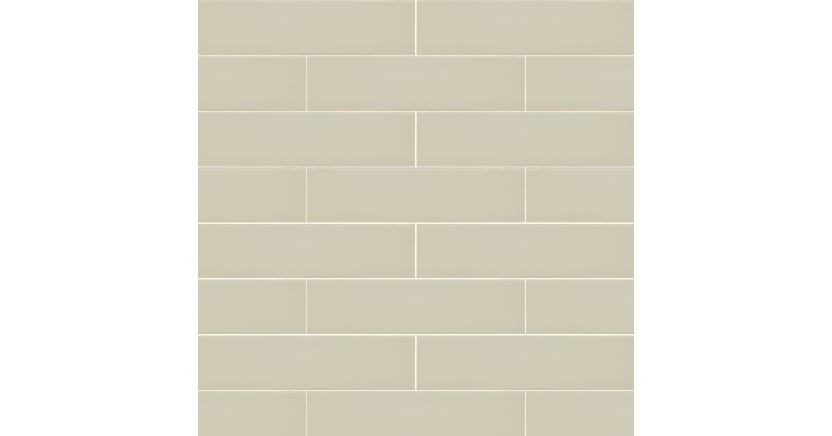 MSI NBSGREMAT4X16 Basix - 4" x 16" Rectangle Wall Tile - Matte Visual ...