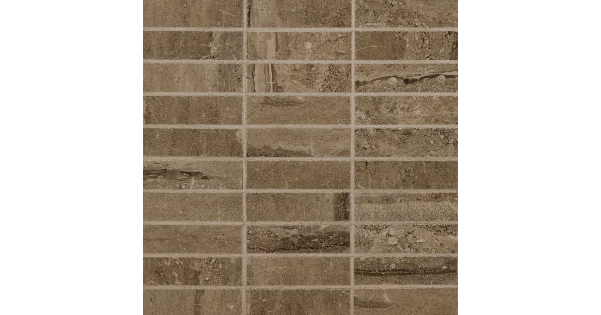 MSI NPIEDUN1X4P 12" x 12" Straight Linear Mosaic Wall & Floor Tile ...