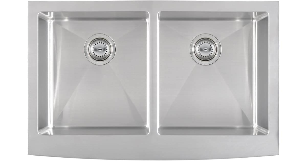 MSI SIN-16-DBWL-WEL-5050-3321FSAF 32-7/8" Farmhouse Double Basin ...