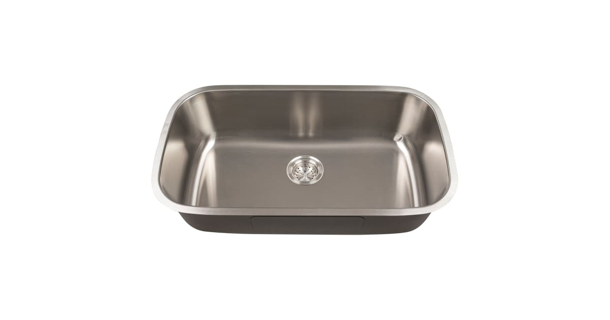MSI SINSCO-18-SINBWL-3218 32-1/8" Undermount Single Basin Stainless ...