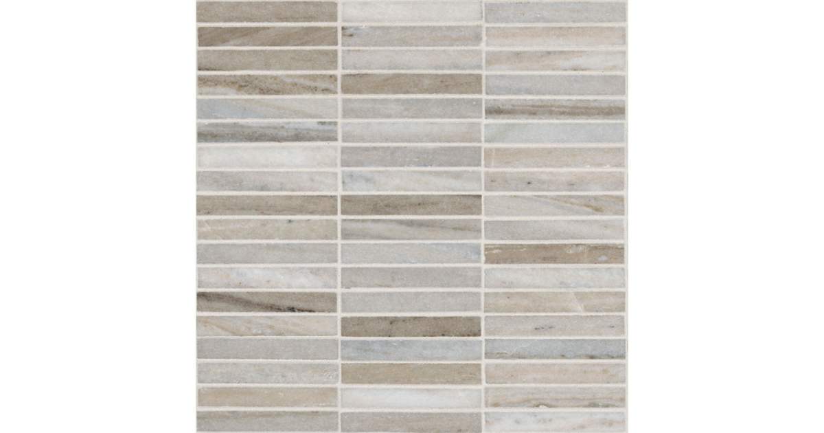 MSI SMOT-RAV-MISTH 12" x 12" Linear Floor and Wall Tile - Polished ...