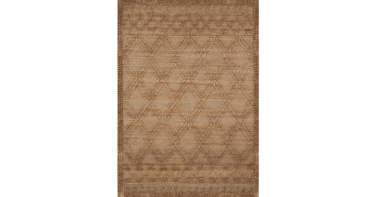 MSI W-JFLOREN96X120L Florence 8' x 10' Jute Moroccan & Tribal Indoor ...