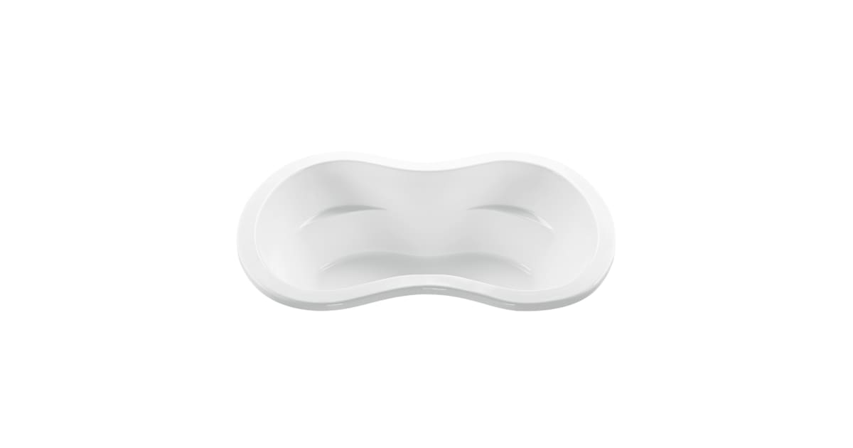 MTI Baths AW63-WH-DI Eternity 72" Drop In Acrylic Air Bath and ...