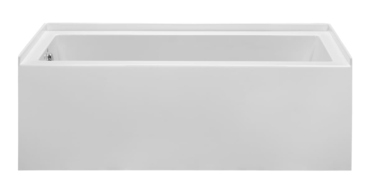 MTI Baths MBSISC6032D-WH-RH Basics 60" Three Wall Alcove Acrylic ...