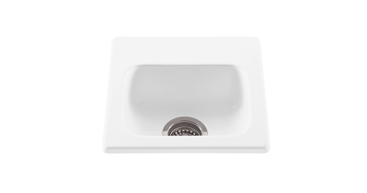 MTI Baths MTBS105W2 Designer Series 16" Single Basin Undermount or Drop ...