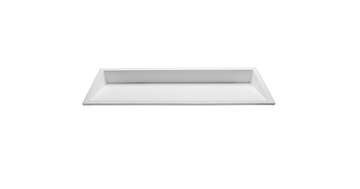 MTI Baths MTCS771GL-BI Boutique 41" Rectangular Sculpture Stone ...