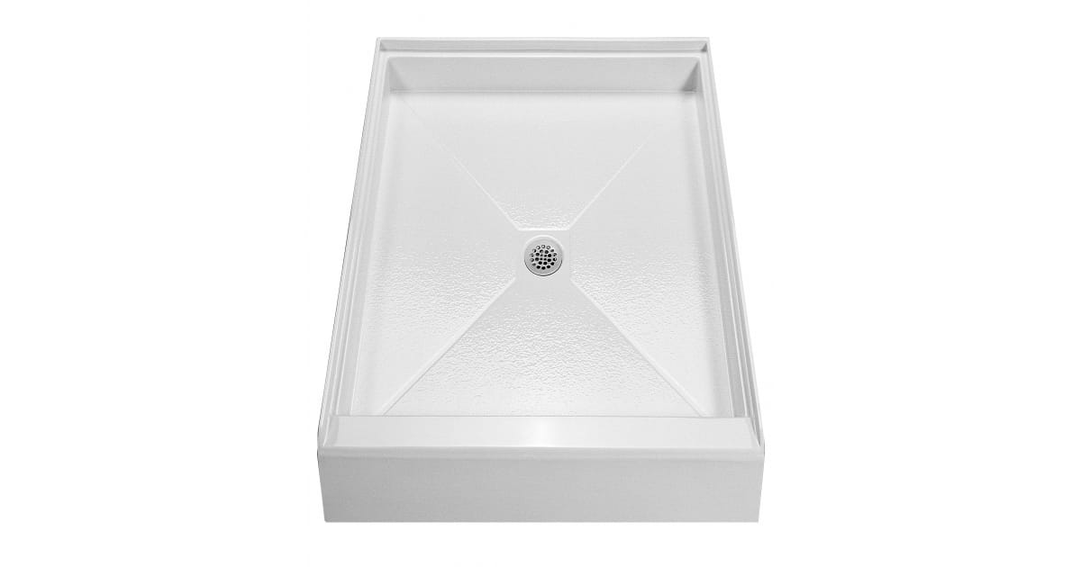MTI Baths MTSB-3660 Designer 36" x 60" Rectangular Shower Base with ...