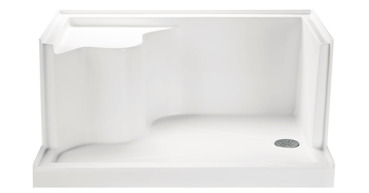 MTI Baths MTSB-4832Seated - RH Designer 48" x 31-1/2" Rectangular ...