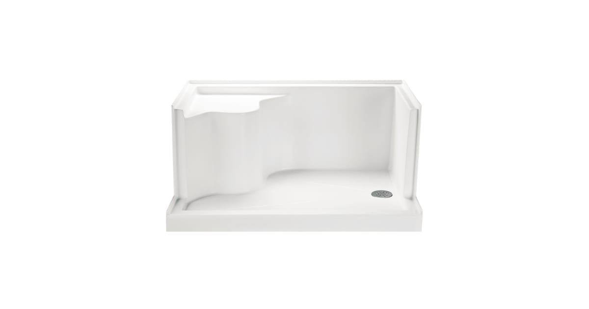 MTI Baths MTSB-6032Seated - RH Designer 59-1/2" x 31-1/4" Rectangular ...