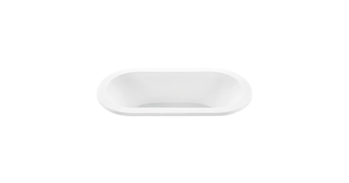 MTI Baths P111-WH-UM New Yorker 5 72" Undermount Acrylic Whirlpool Tub ...