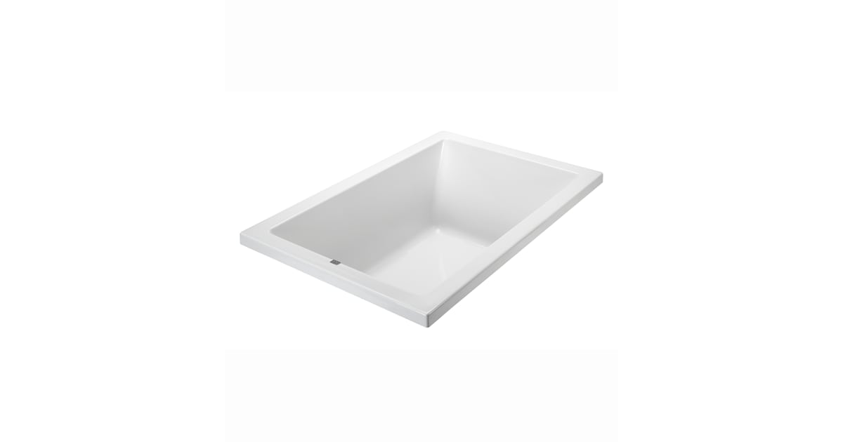 MTI Baths S212-WH-DI Andrea 25 48" Drop In Acrylic Soaking Tub with ...