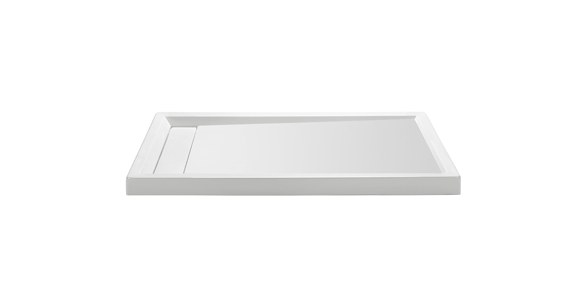 MTI Baths SBDM6042MTHD-WH-RH Designer 59-7/8" x 42" Rectangular Shower ...