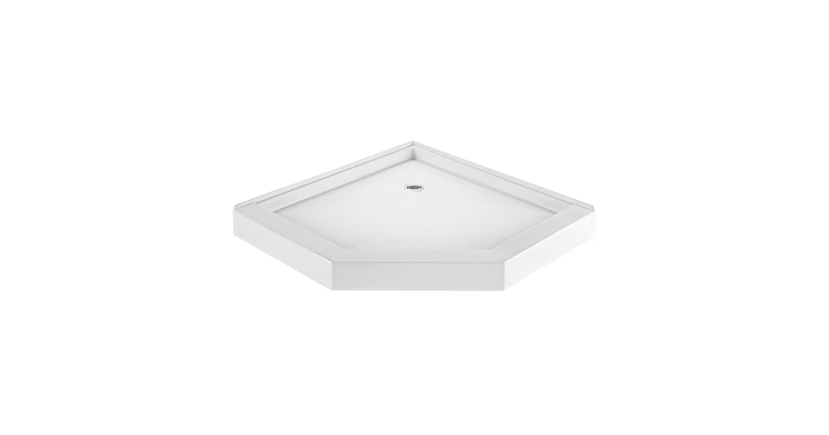 MTI Baths MTSB-38NA 38" X 38" Shower Base with Single Threshold and ...