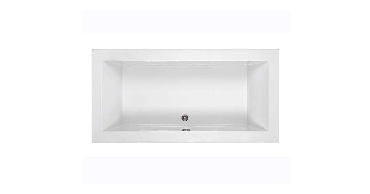MTI Baths S98-DI-CWH-HTISOAK Andrea 8 Designer 72" Drop In Acrylic ...