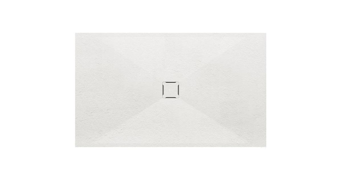 MTI Baths SBB6036C-CWH Delgada Aquabella 60" x 36" Shower Pan - Center ...