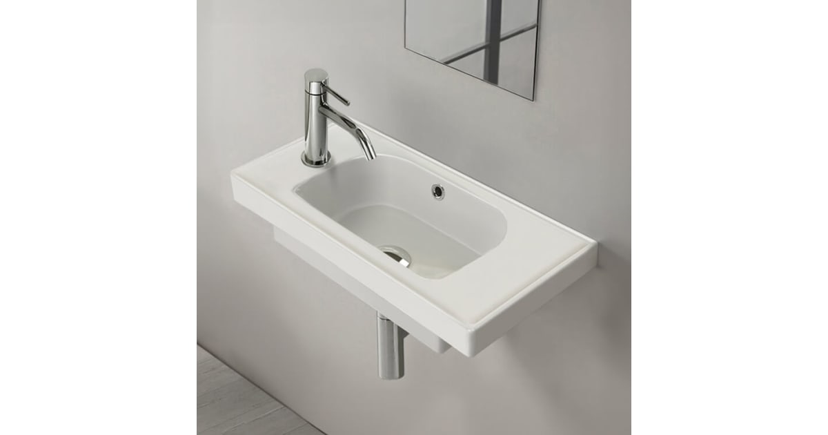 Nameeks CeraStyle 001800-U-One Hole Frame 19-5/8" Rectangular Ceramic ...