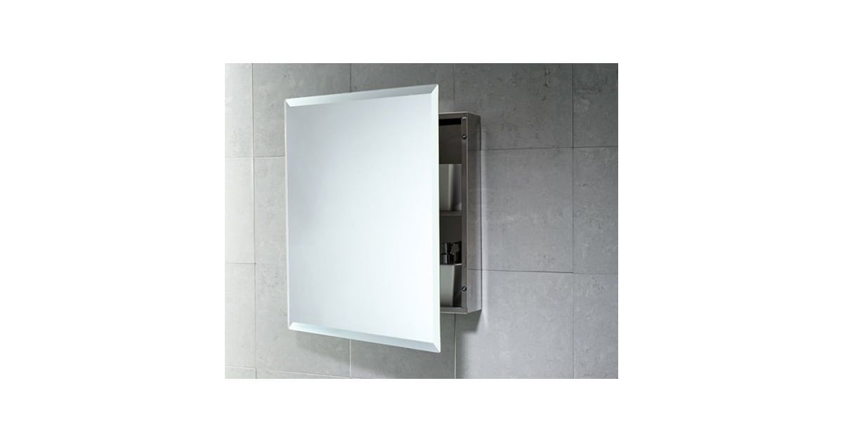 Nameeks Gedy 2806-13 Gedy 23-3/5" X 20-1/10" X 4-1/2" Beveled Single ...