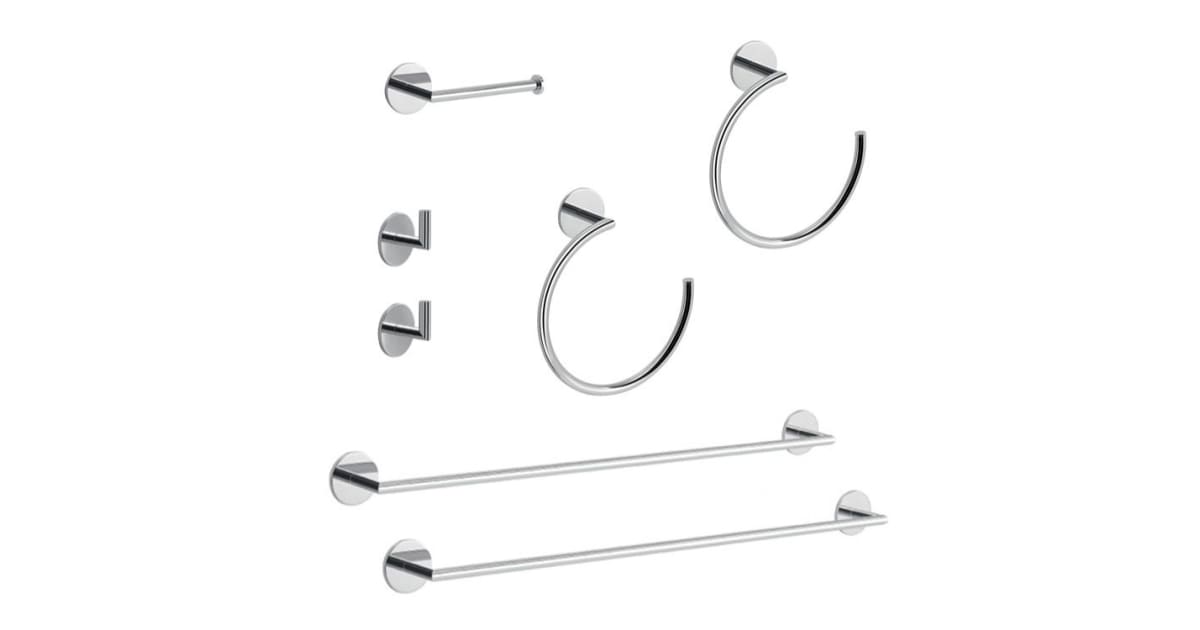 Nameeks Gedy GEA1200 Gedy Bathroom Accessories Set | Ferguson Home