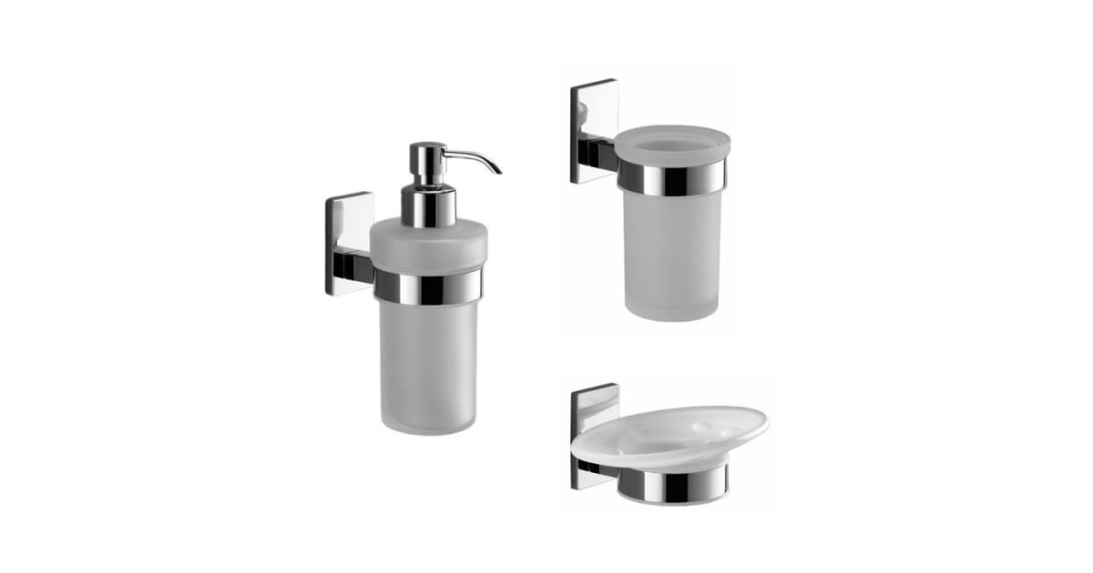 Nameeks Gedy MNE200-13 Gedy Bathroom Accessories Set | Ferguson Home