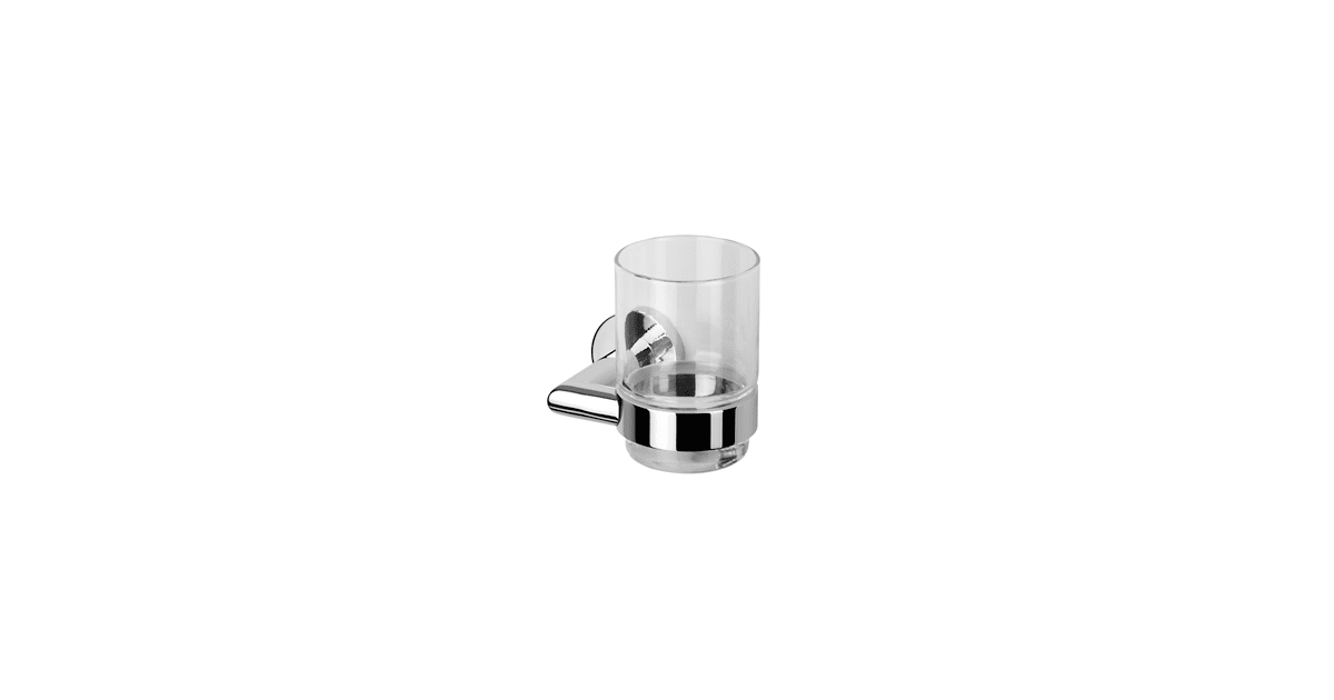 Nameeks Geesa 6502-02 Geesa Clear Glass Tumbler and Holder | Ferguson Home
