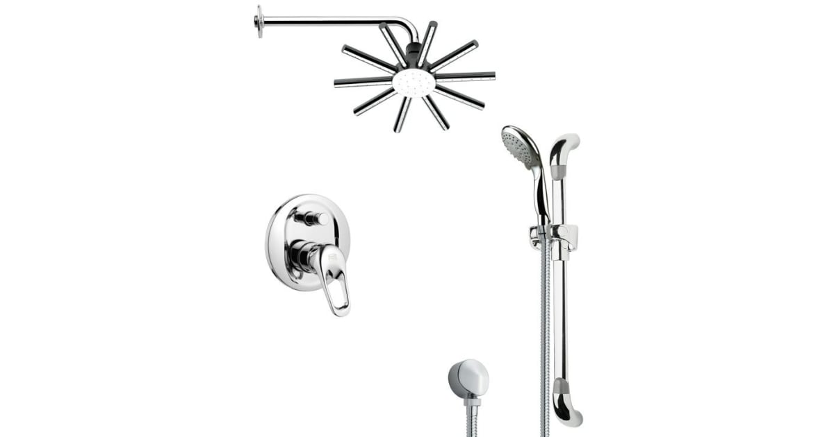 Nameeks Remer SFR7084 Remer 2.5 GPM Multi Function Rain Shower Head ...