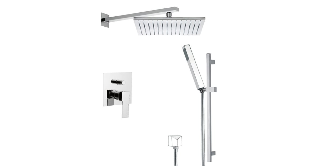 Nameeks Remer SFR7513-CR Remer Shower System with Multi Function Rain ...