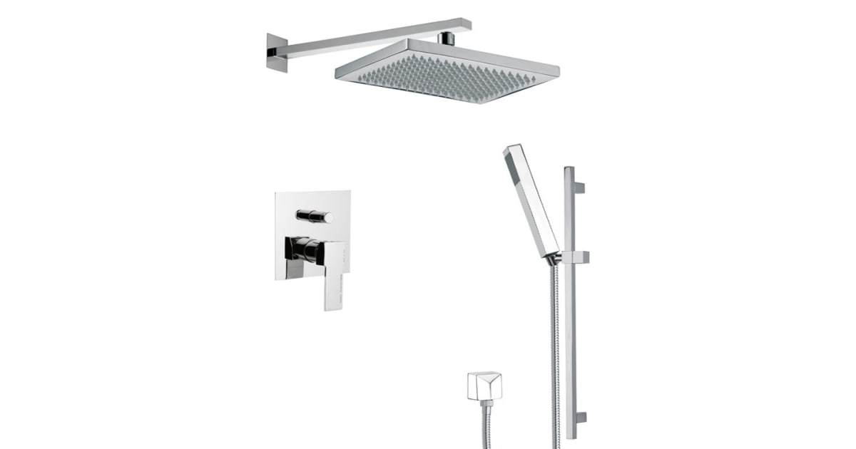 Nameeks Remer SFR7544-CR Remer Shower System with Multi Function Rain ...