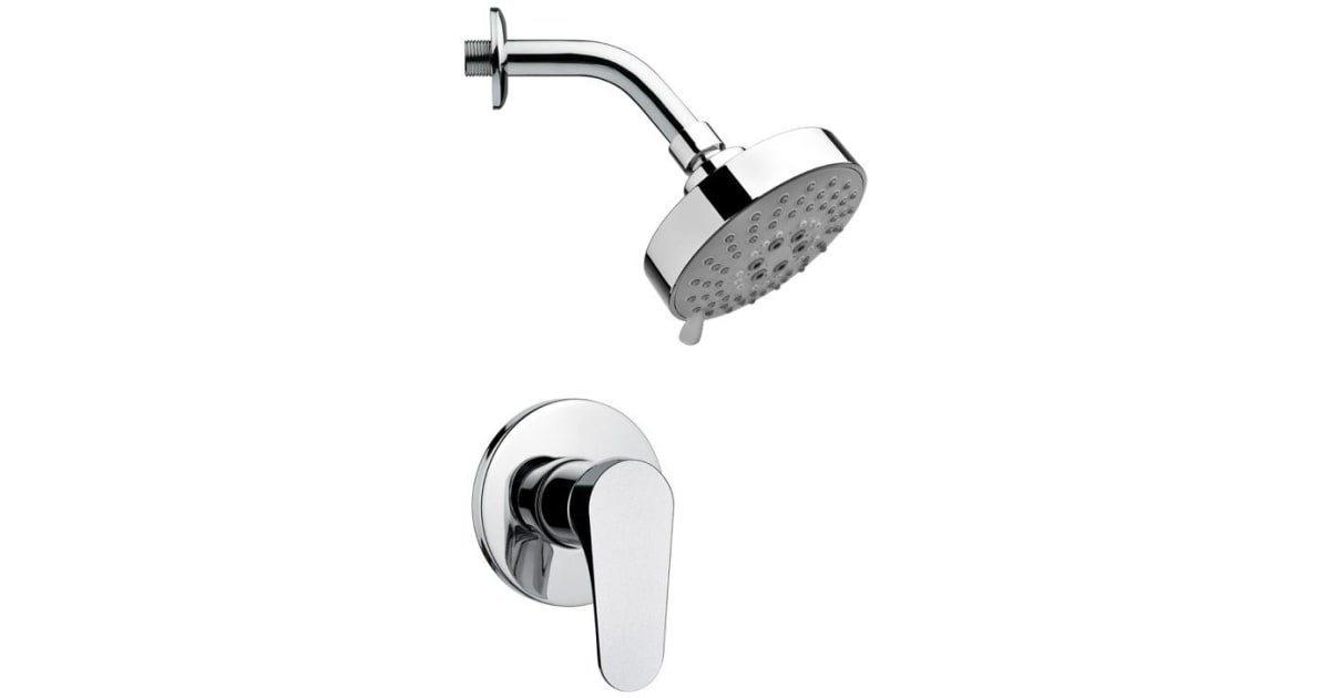 Nameeks Remer SS1204 Remer 2.5 GPM Multi Function Rain Shower Head with ...