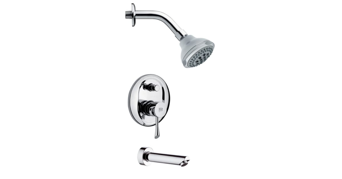 Nameeks Remer TSF2076 Remer Shower Tub and Shower Trim Package with ...