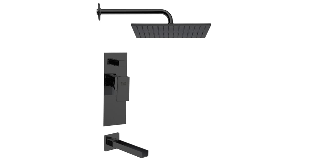 Nameeks Remer TSF2120-15 Remer Shower Tub and Shower Trim Package with ...