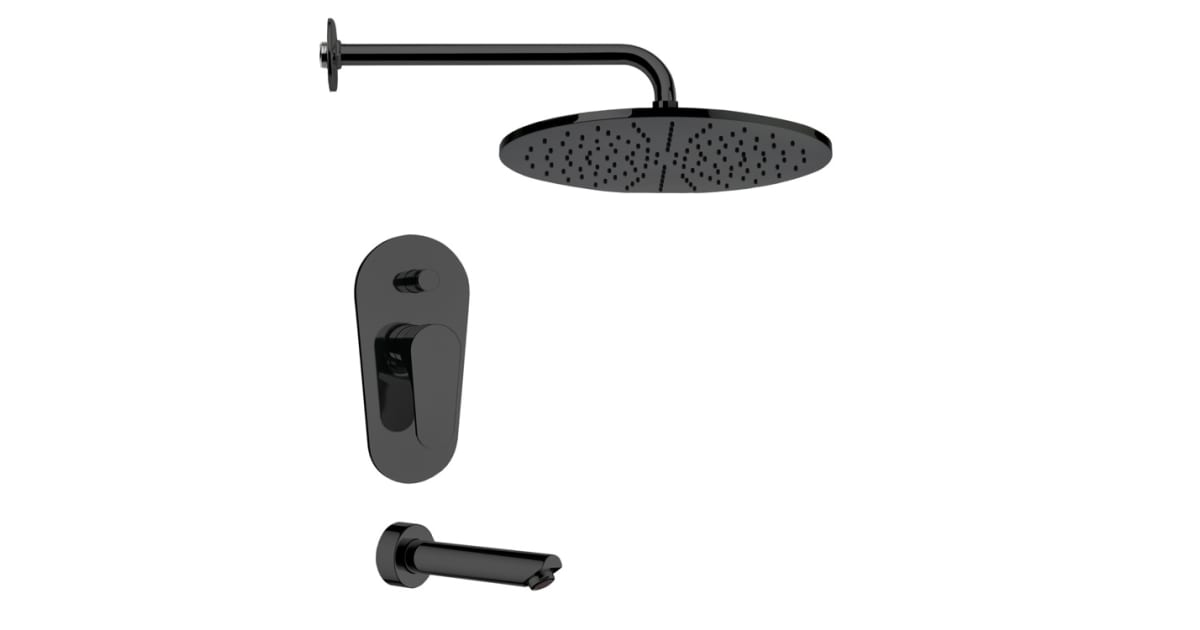 Nameeks Remer TSF2141-15 Remer Shower Tub and Shower Trim Package with ...