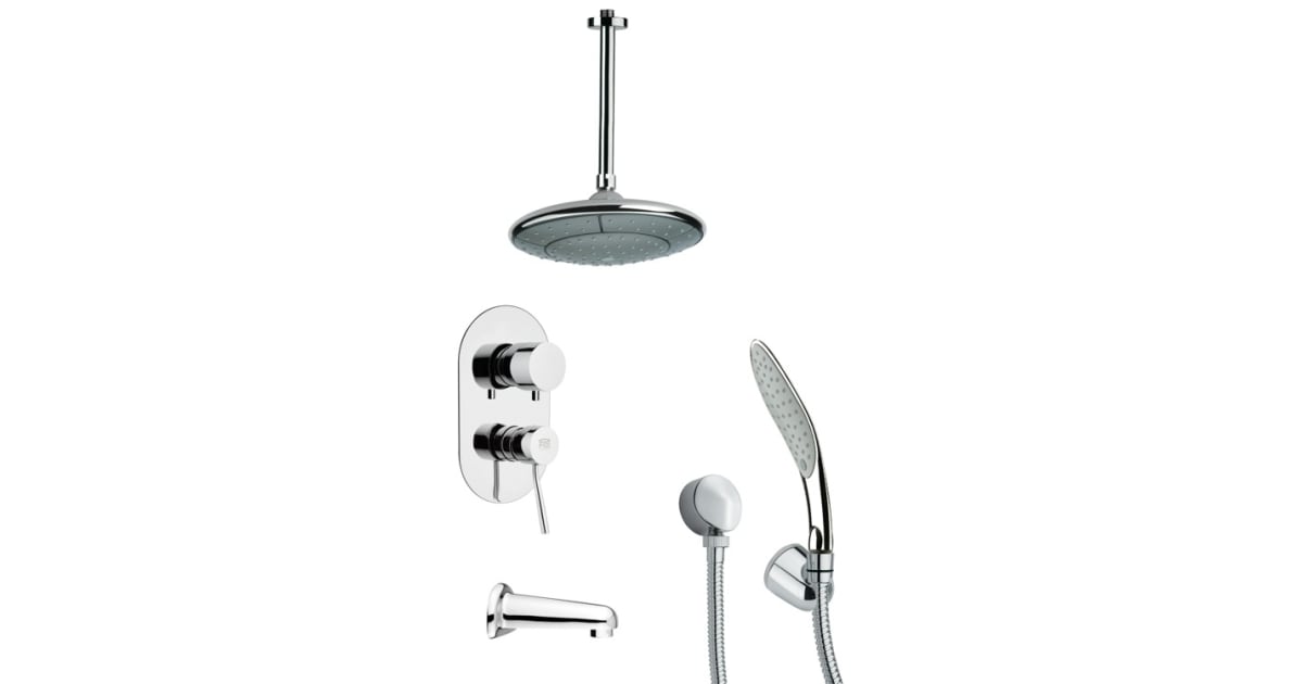 Nameeks Remer TSH4006 Remer Tub and Shower Package with Single Function ...
