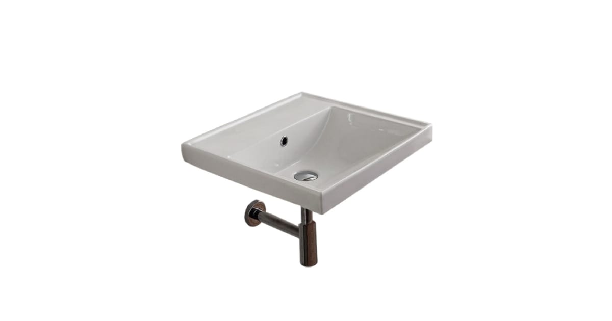 Nameeks Scarabeo 3004-NO HOLE Ml 24-3/16" Square Ceramic Drop In or ...