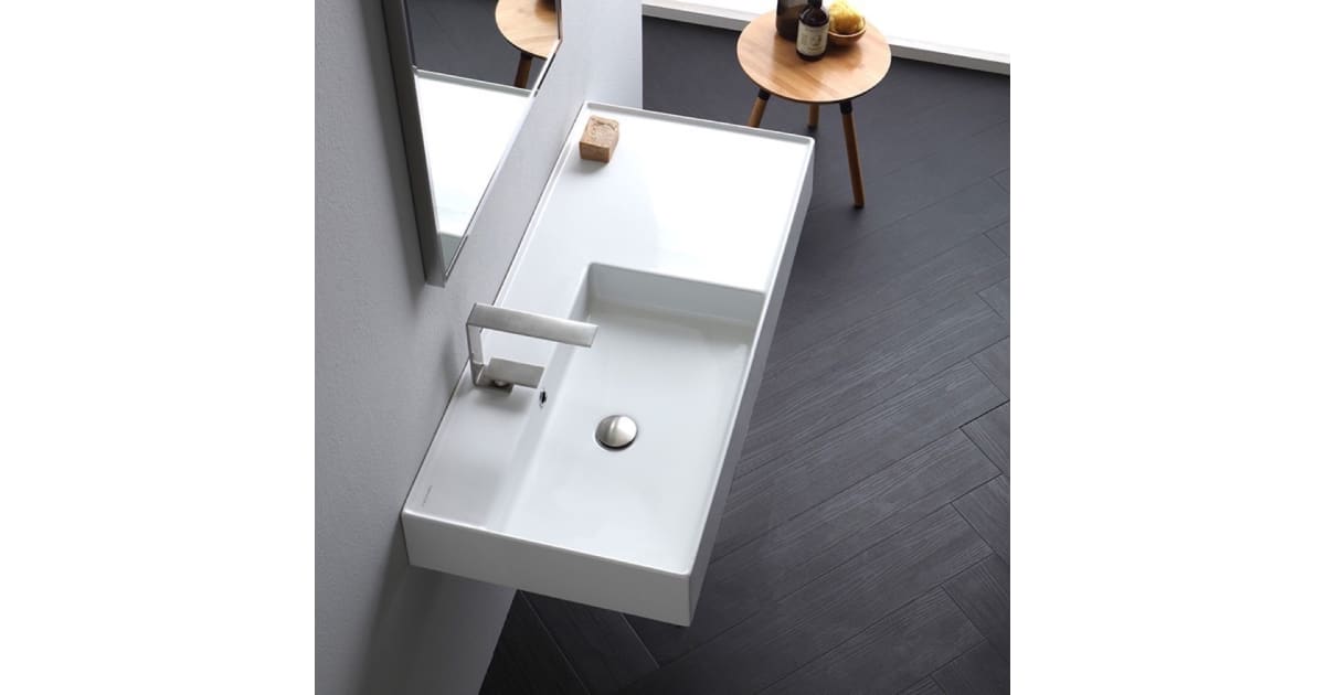 Nameeks Scarabeo 5119-One Hole Scarabeo Teorema 2.0 40" Rectangular ...