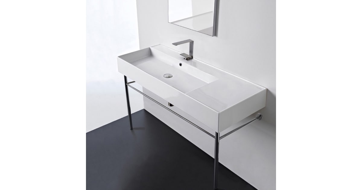 Nameeks Scarabeo 5121-CON-No Hole Scarabeo Teorema 2.0 48" Rectangular ...