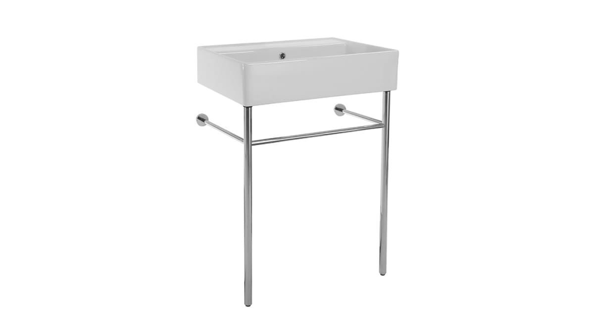 Nameeks Scarabeo 8031/R-60-CON-No Hole Scarabeo 23-3/5" Ceramic ...