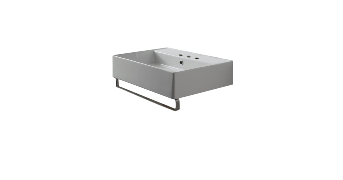 Nameeks Scarabeo 8031/R-60-TB-Three Hole Scarabeo 23-3/5" Ceramic Wall ...