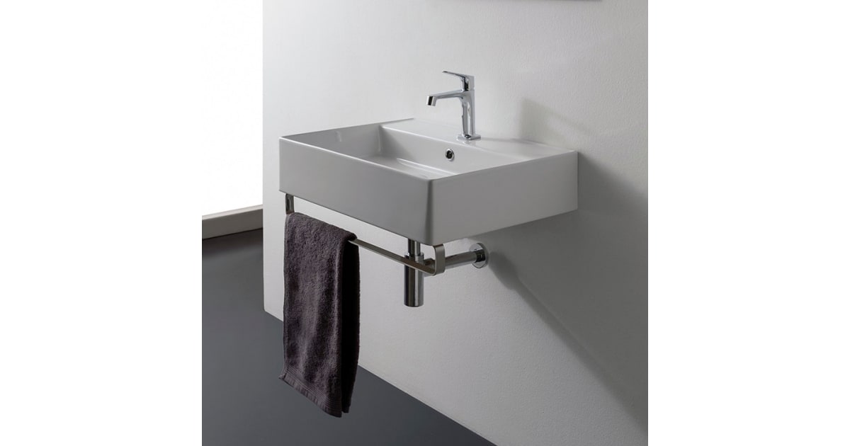 Nameeks Scarabeo 8031/R-TB-One Hole Scarabeo Teorema 18-1/4" Ceramic ...