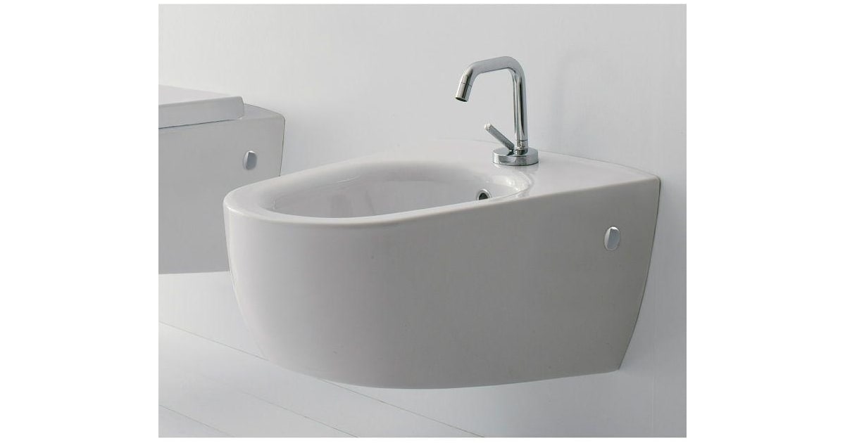 Nameeks Scarabeo 8049 Scarabeo Single Handle Wall Mounted Ceramic Bidet ...