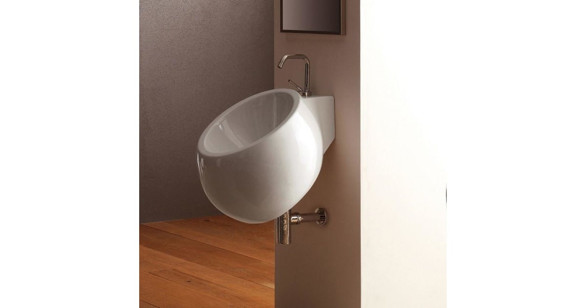 Nameeks Scarabeo 8100-One Hole Scarabeo 16-1/2" Ceramic Wall Mounted ...