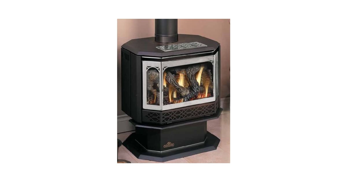 Napoleon GDS50-1N 44,000 BTU Pedestal Direct Vent Natural Gas Stove ...