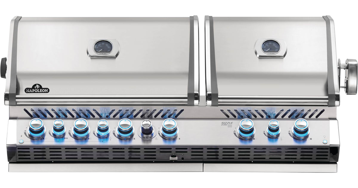 Napoleon BIPRO825RBINSS-3 106000 BTU 56 Inch Wide Natural Gas Built-In ...