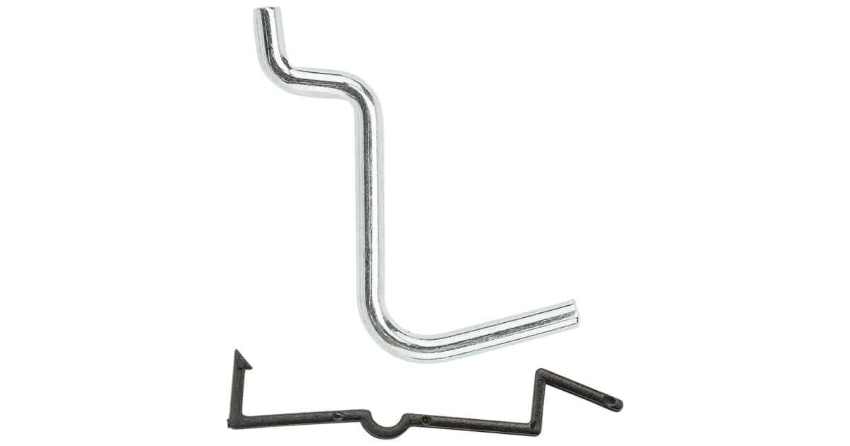 National Hardware N180-004 1 Inch Angle Hook with Lock for 1/8" and 1/4 ...