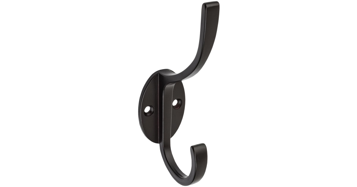 National Hardware N806-820 Double Prong Coat and Hat Hook | Ferguson Home