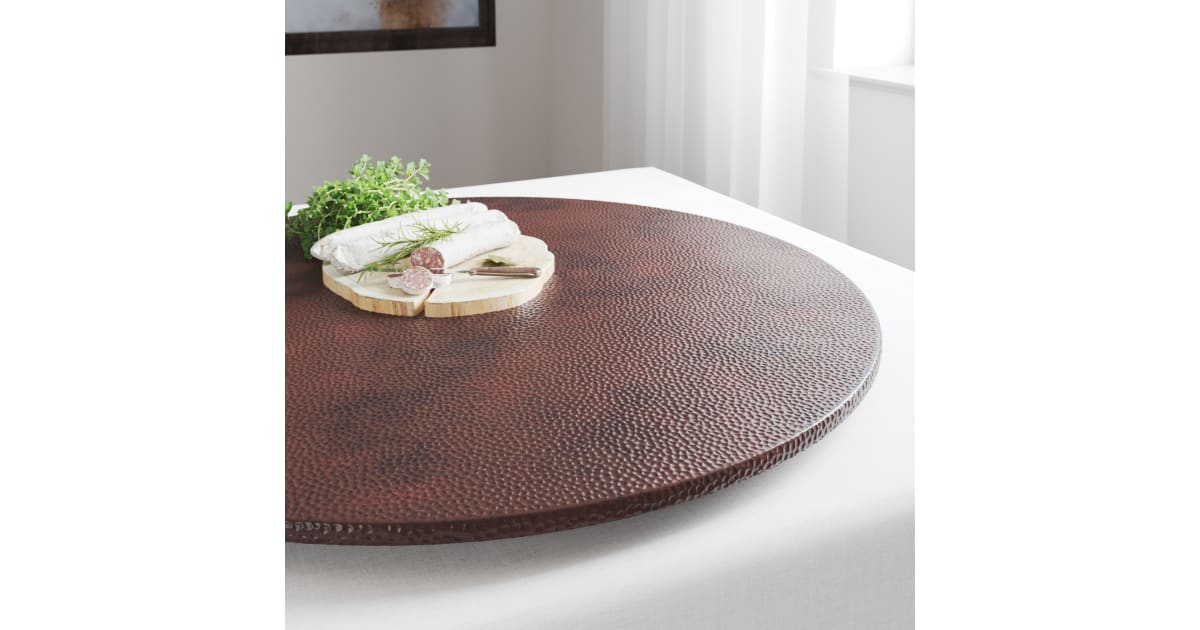 Native Trails CPO248 34" Handcrafted Copper Lazy Susan | Build.com