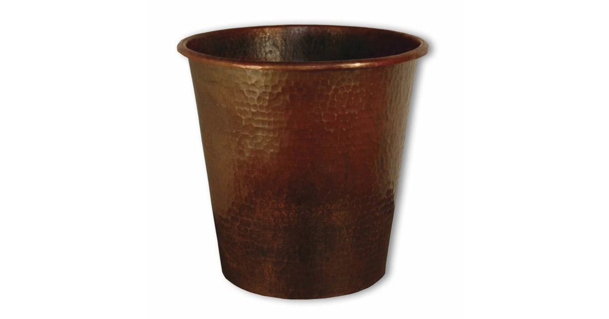 Native Trails CPA712 16-Gauge Copper Waste Bin | Ferguson Home