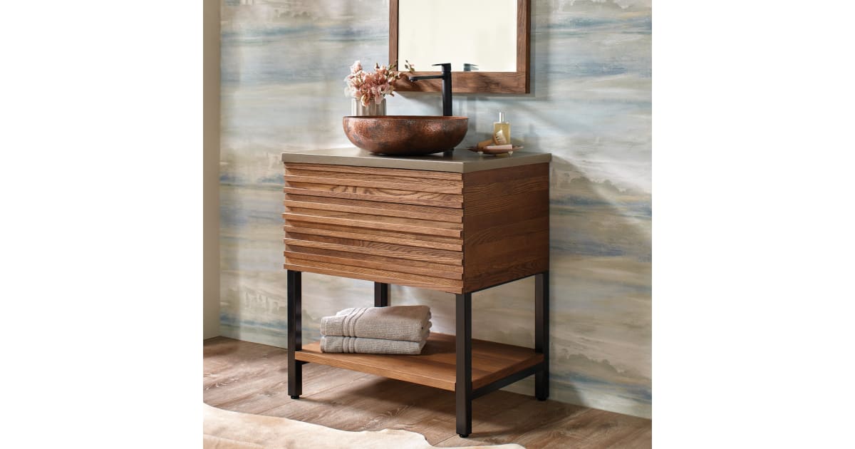 Native Trails VNM301 Winemaker 30" Single Free Standing Vanity Cabinet ...