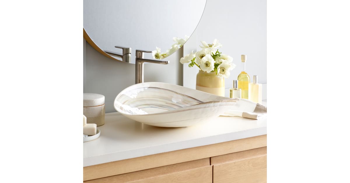 Native Trails MG2017-AE Murano 20" Specialty Glass Vessel Bathroom Sink ...