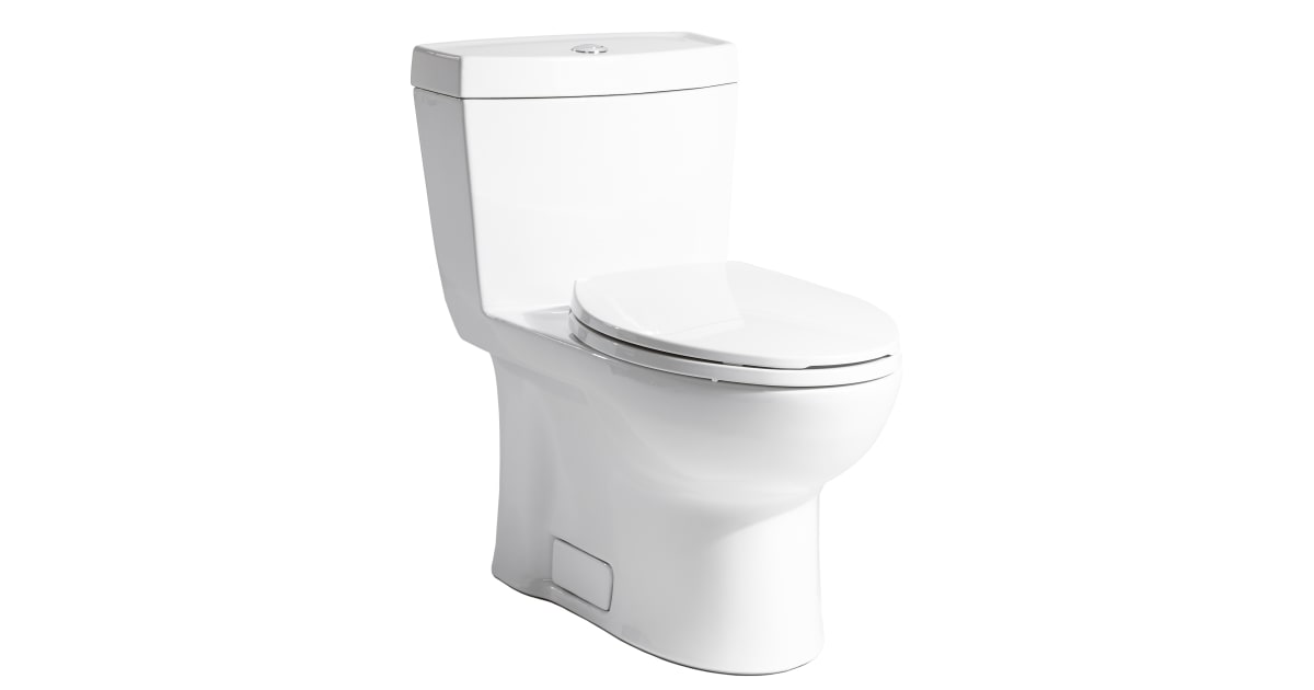 Niagara Conservation N7711 One Piece 0.8 GPF One Piece Elongated Toilet ...